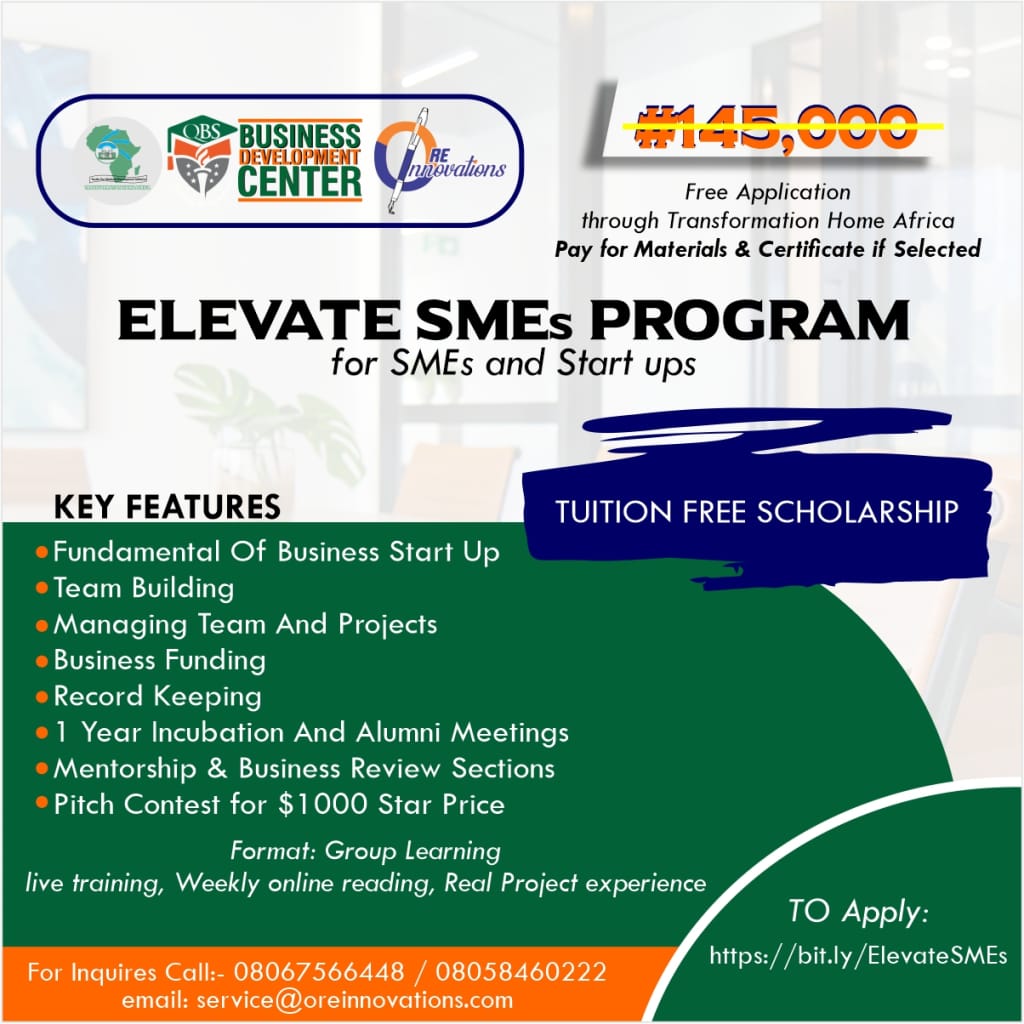 Buy Elevate SMEs Program by ORE INNOVATIONS on Selar
