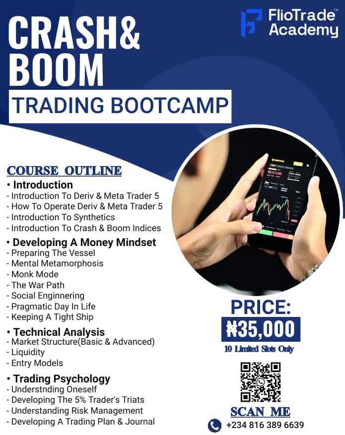 Buy Crash & Boom Trading Bootcamp by Fasasi Olamide on Selar
