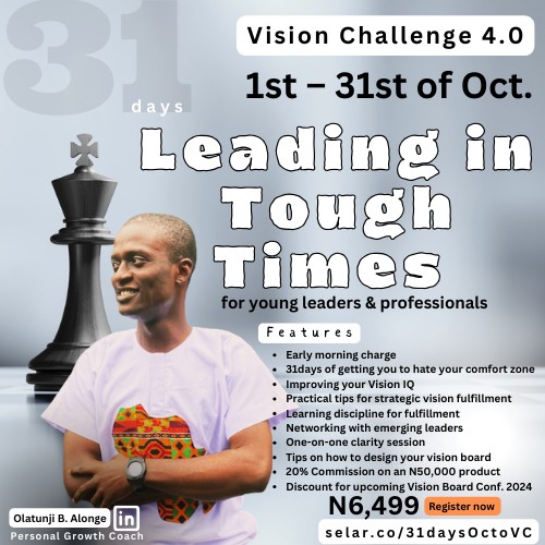 Buy Vision Challenge 4.0 by Olatunji B. Alonge on Selar