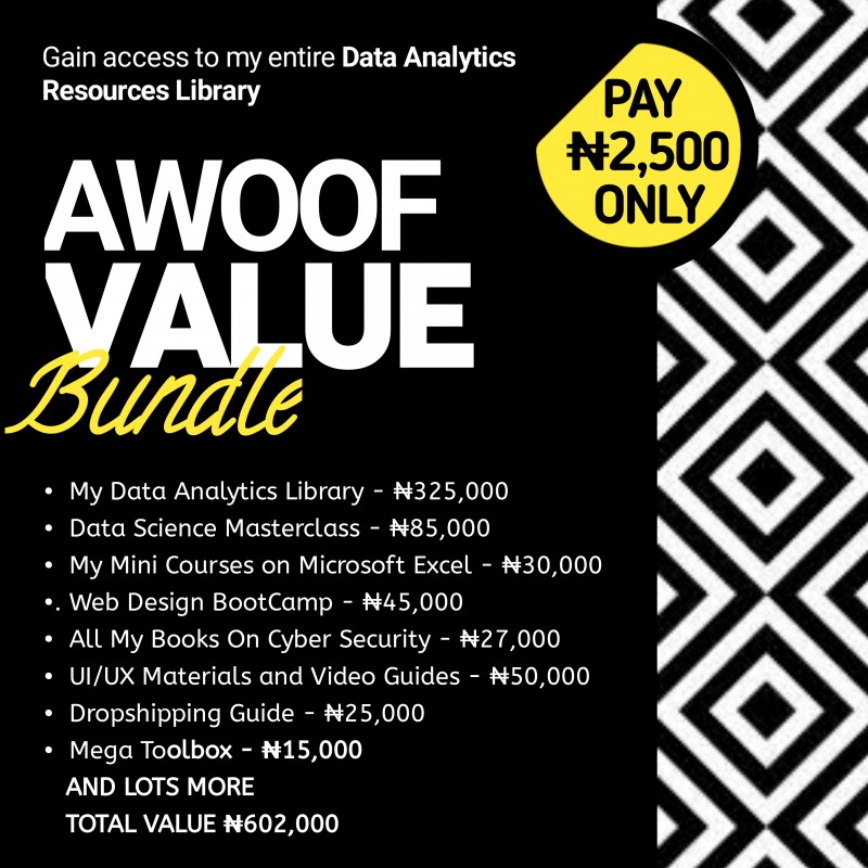 Buy 🚀 Awoof Value Bundle - AVB 2023 by Oliver levi on Selar