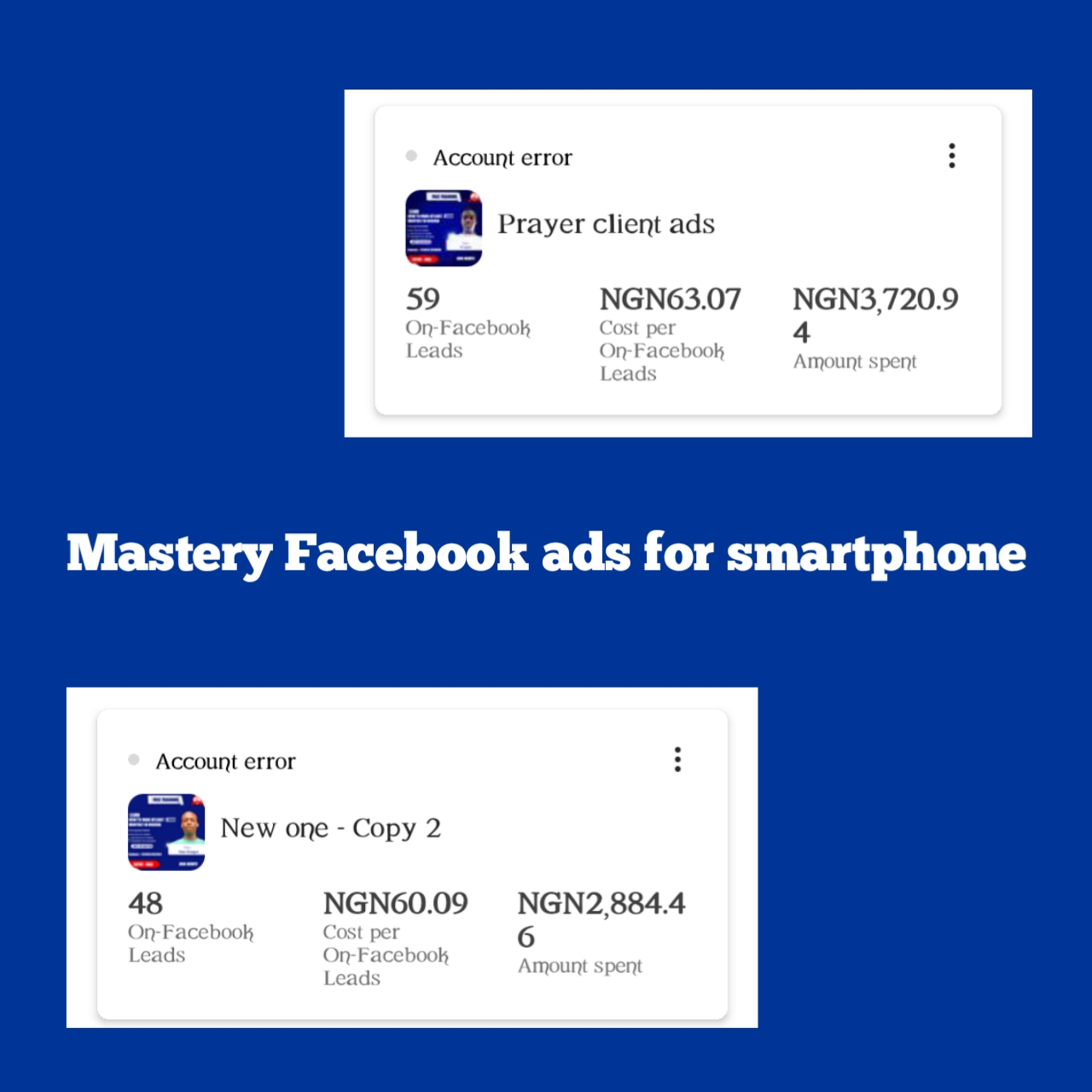 Buy Mastery Facebook ads for smartphone by Falae Segun on Selar