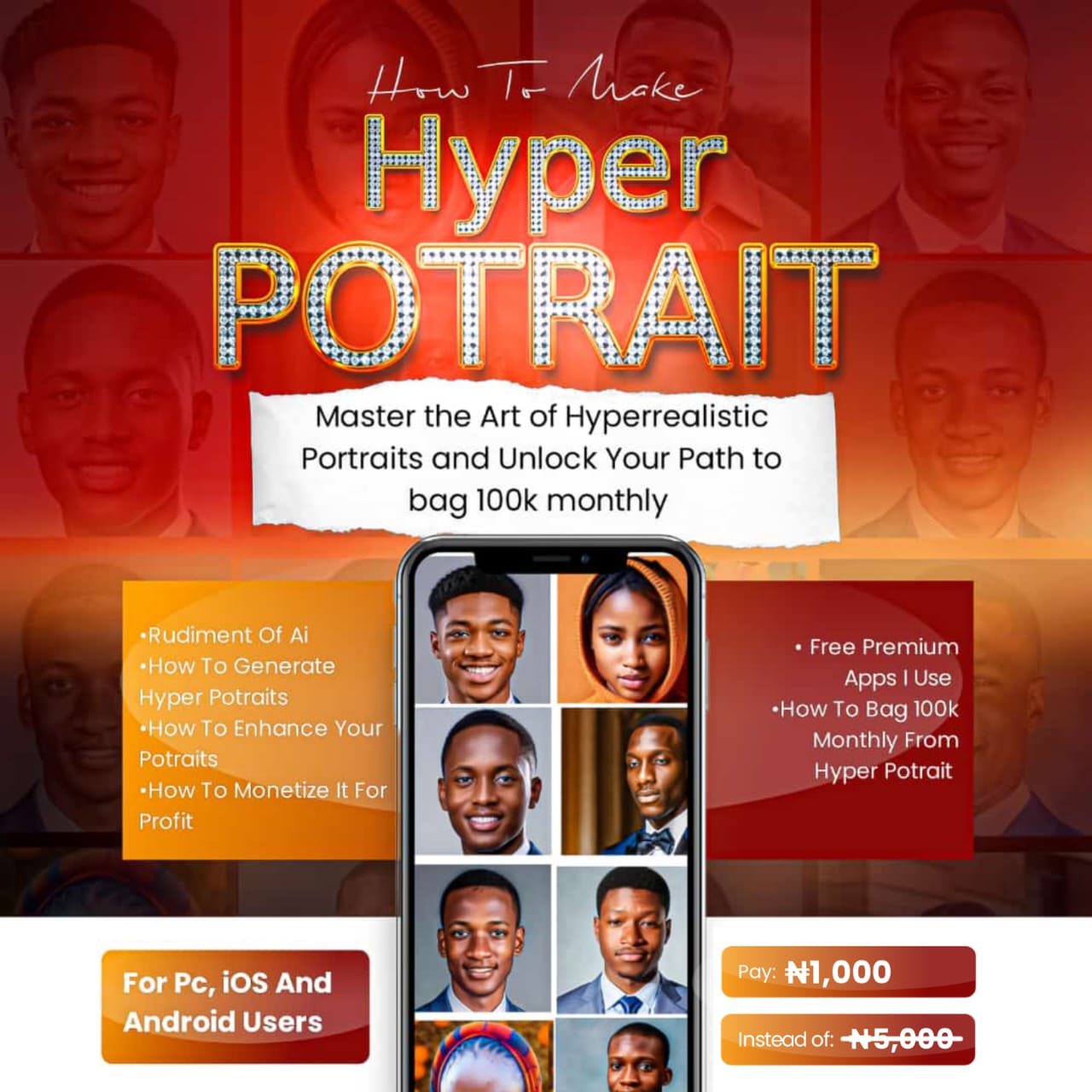 Buy Hyper Realistic AI Picture Course by Oluwasegun Digitals on Selar