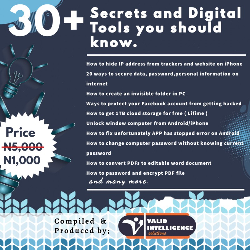 Buy 30+ SECRETS AND DIGITAL SKILLS YOU SHOULD KNOW by Oluwaseyi Jegede ...