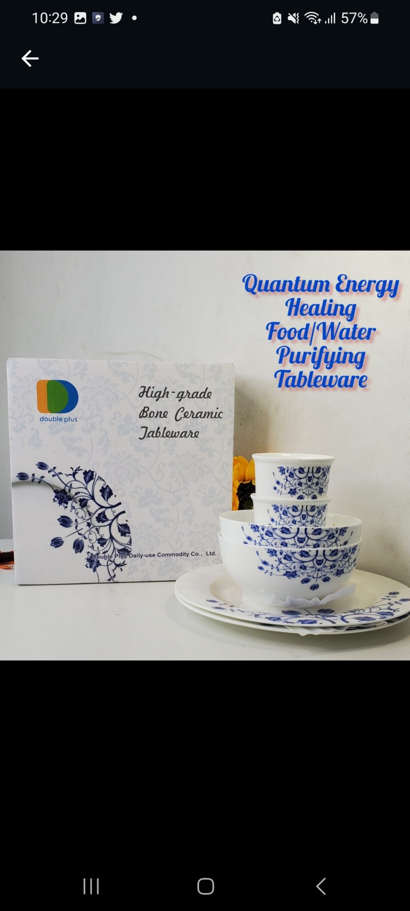 Buy Quantum Energy Healing Tableware by Onyeka Ekeji on Selar