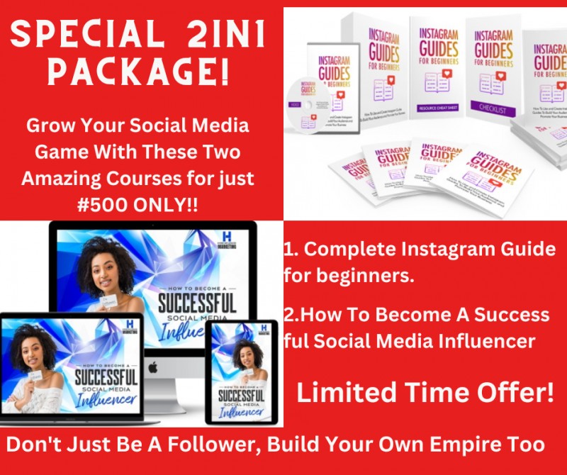 Buy Successful Social Media Influencer + IG Guide (2in1 Package) by ...