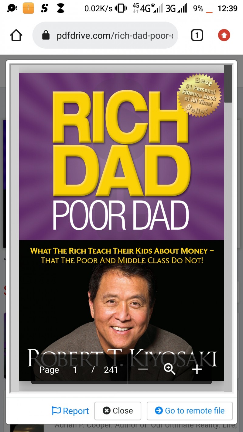 Buy Poor dad rich dad by Orlu Mzamber Rose on Selar
