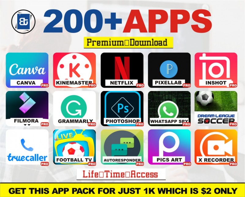 Buy 200+ premium apps by Osazee isaiah on Selar