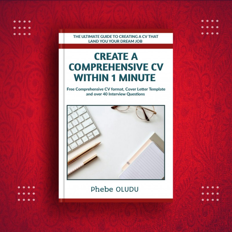 Buy CREATE A COMPREHENSIVE CV/ RESUME WITHIN 1 MINUTE by PHEBE OLUDU on ...