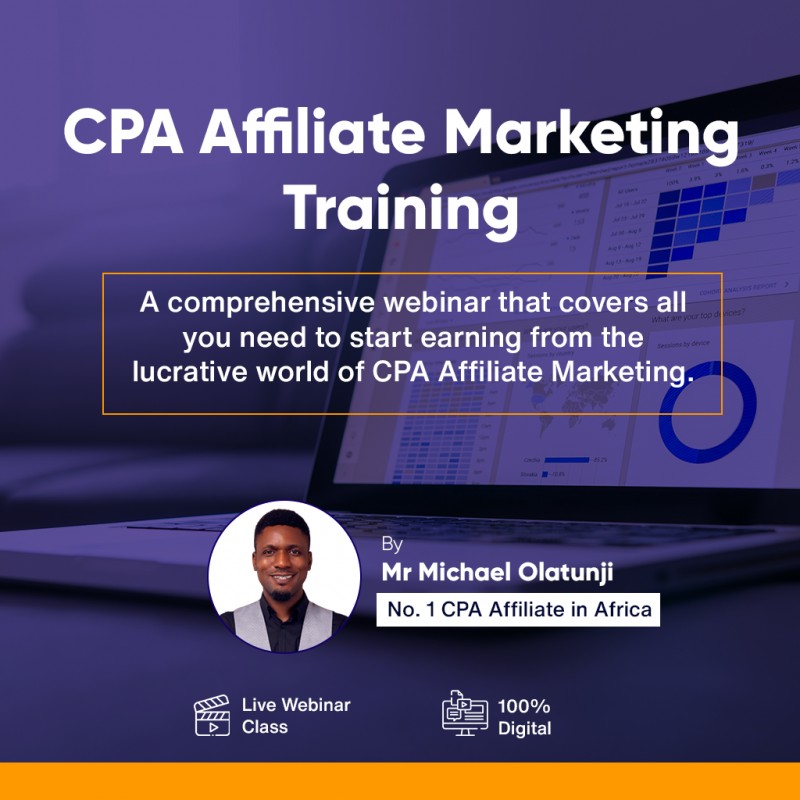 Buy CPA AFFILIATE MARKETING (MR MICHAEL) by Passive sales affiliate ...