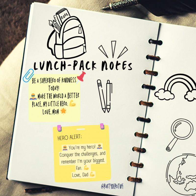 Get LunchPack Notes for Kids by PartyDepotng on Selar