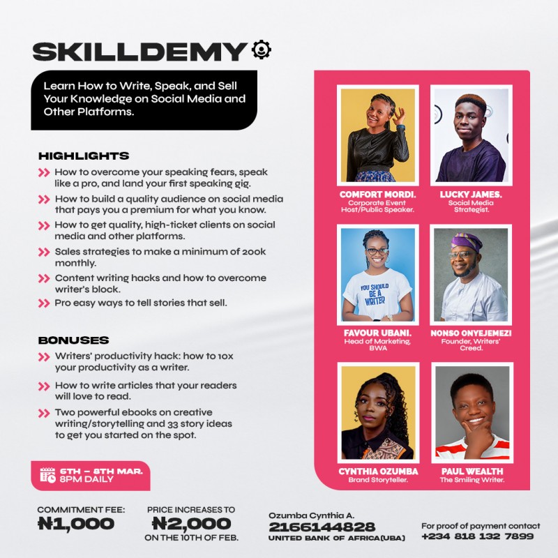 Buy SKILLDEMY: Learn How to Write, Speak, and Sell Your Knowledge on Social Media and Other ...