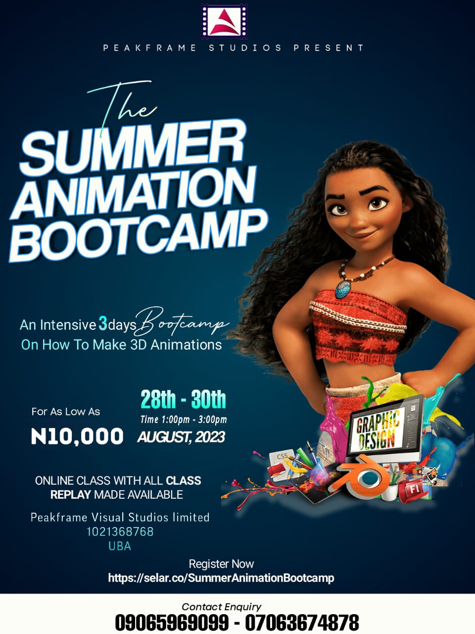 Buy Summer Animation Bootcamp by Summer Animation Boothcamp on Selar