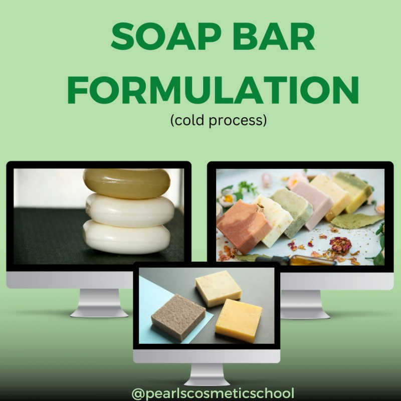Buy SOAP BAR FORMULATION by Pearls cosmetic school on Selar