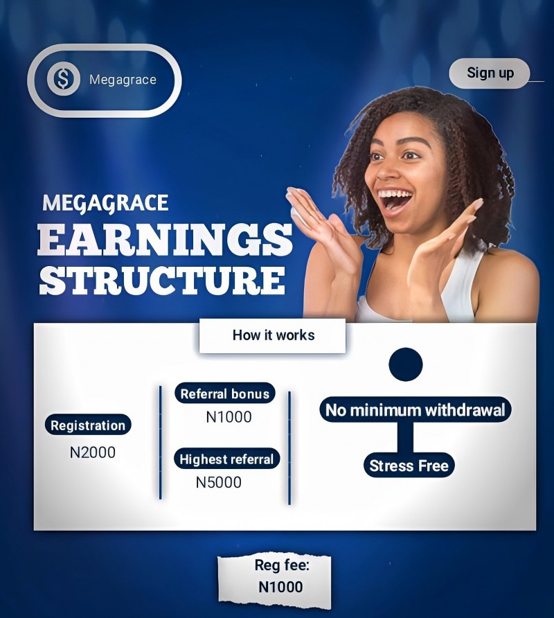 Buy MegaEarners Referral 2k package by PIA 6FIGURES AFFILIATE on Selar