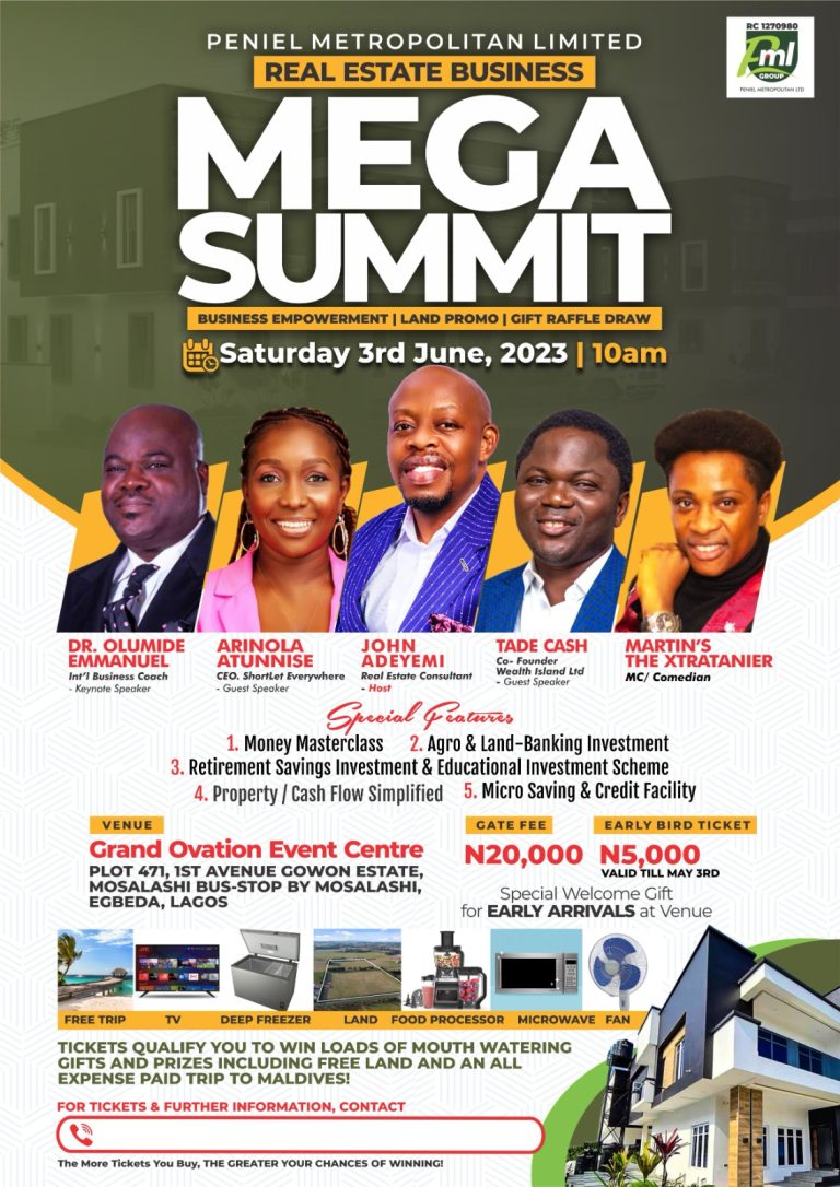 Buy Mega Summit Ticket 2023 by John Adeyemi on Selar