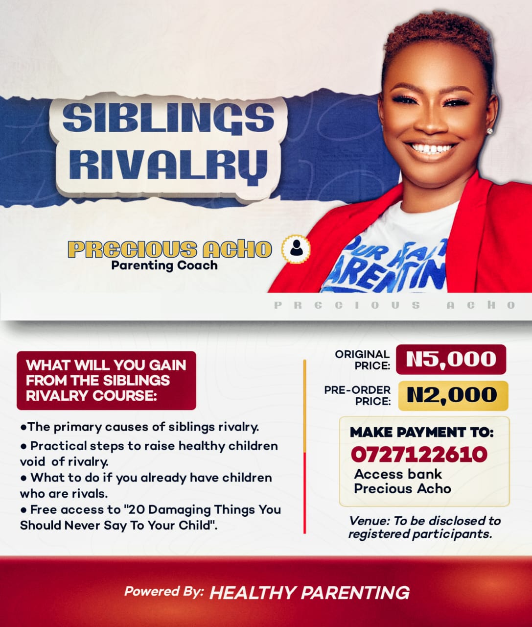 Buy Siblings Rivalry by Healthy Parenting on Selar