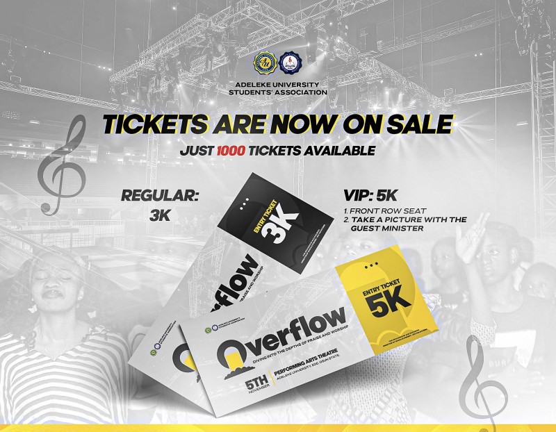 Buy Overflow Ticket by Ezeama Ogechi Favour on Selar