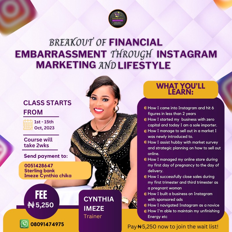 Buy Breakout of Financial Embarrassment through Instagram Marketing and ...