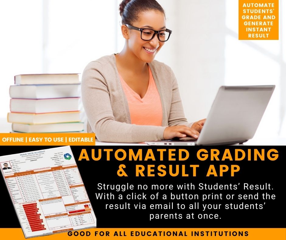 Buy AUTOMATED GRADING & RESULT APP FOR ALL LEVELS by Prime Tech Academy ...