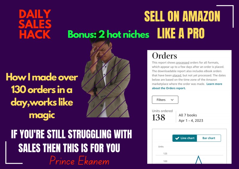 Buy Sales hack on Amazon KDP by Ekanem Princewill on Selar
