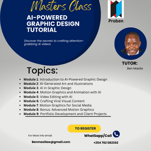 Buy AI-Powered Graphic Design Course! by Benjamin Masila on Selar