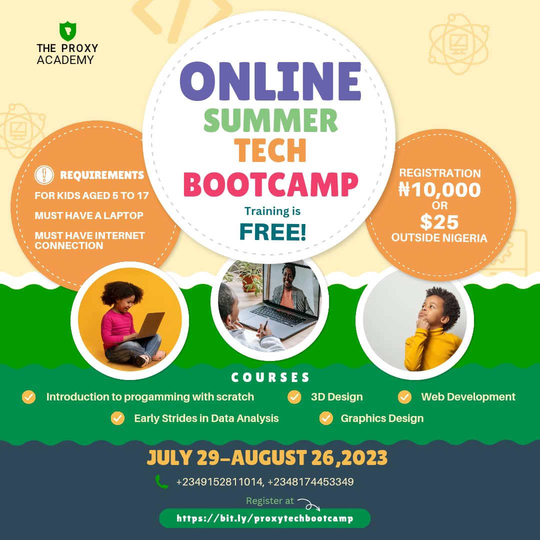 Buy Summer Tech Bootcamp by The Proxy Academy on Selar