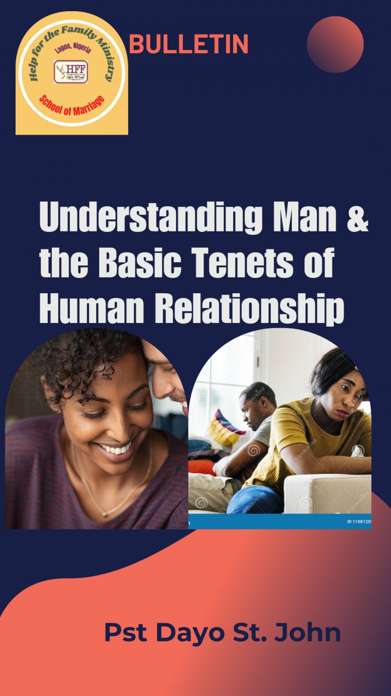 Buy UNDERSTANDING MAN & BASIC TENETS OF HUMAN RELATIONSHIP by Ebenezer ...