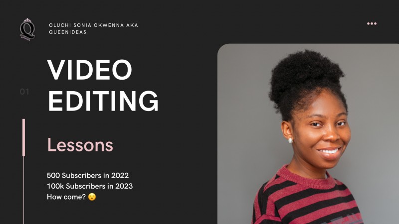 Get Video Editing by Oly Sonia Okwenna on Selar