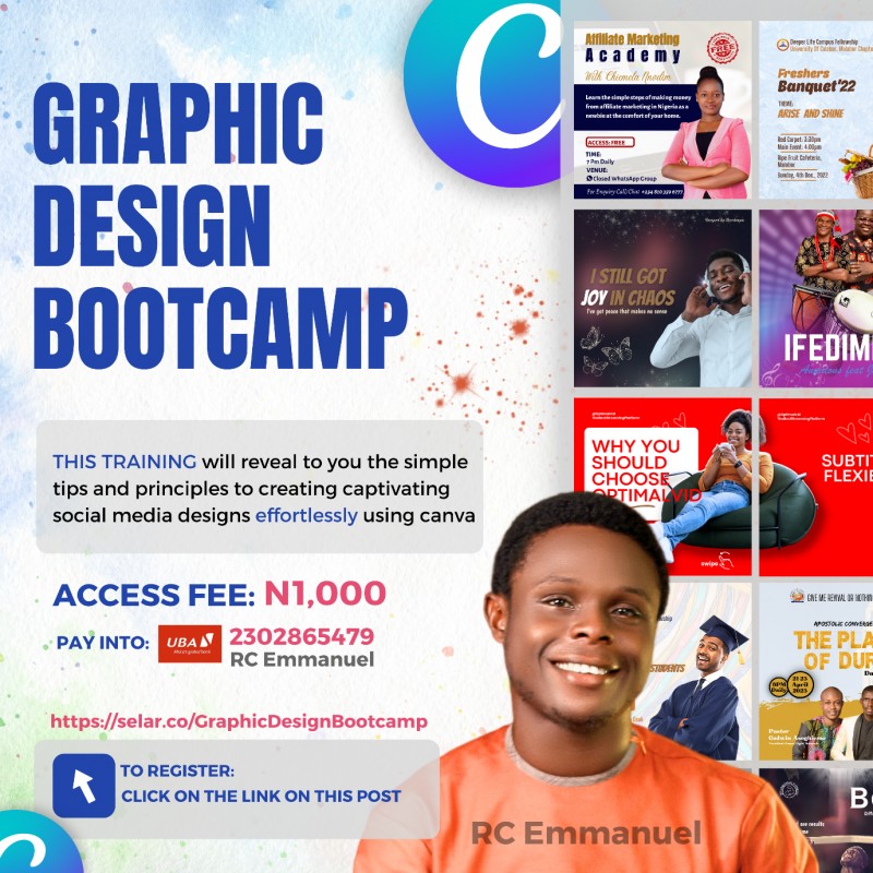 Buy GRAPHIC DESIGN BOOTCAMP by Emmanuel Rejoice Chinaza on Selar