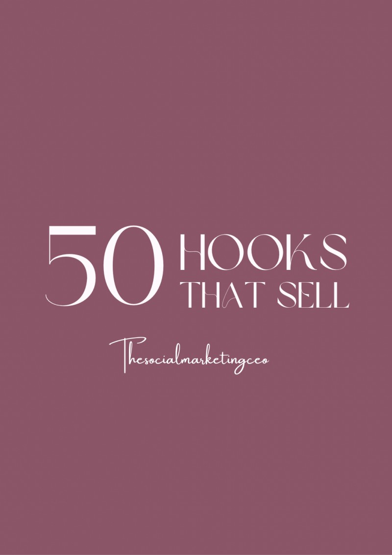 Get 50 Hooks That Sell by Renee Marcolus on Selar