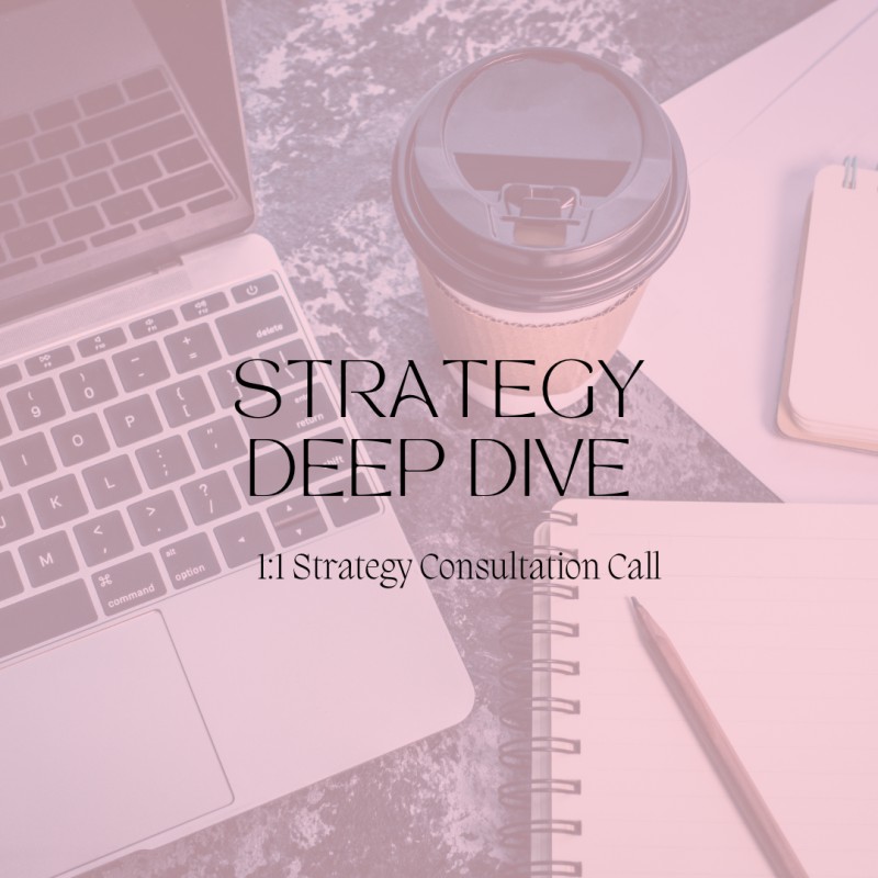 Buy Strategy Deep Dive Call by Renee Marcolus on Selar