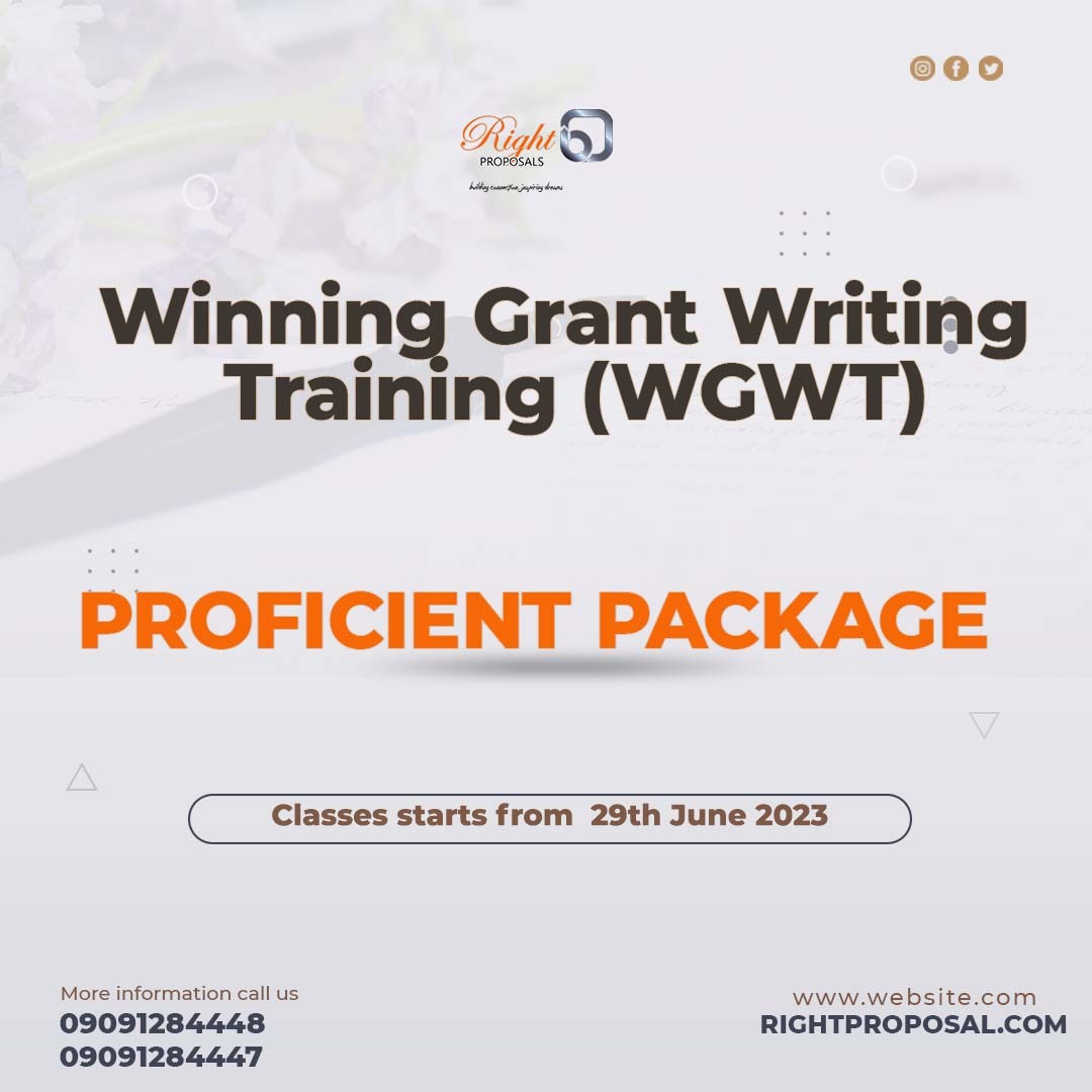 Buy Winning Grant Writing Training (WGWT) Proficient Package by Right ...