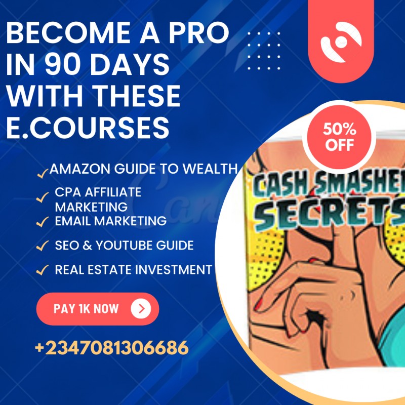 Buy CASH SMASHER SECRETS by Rita Wealth on Selar