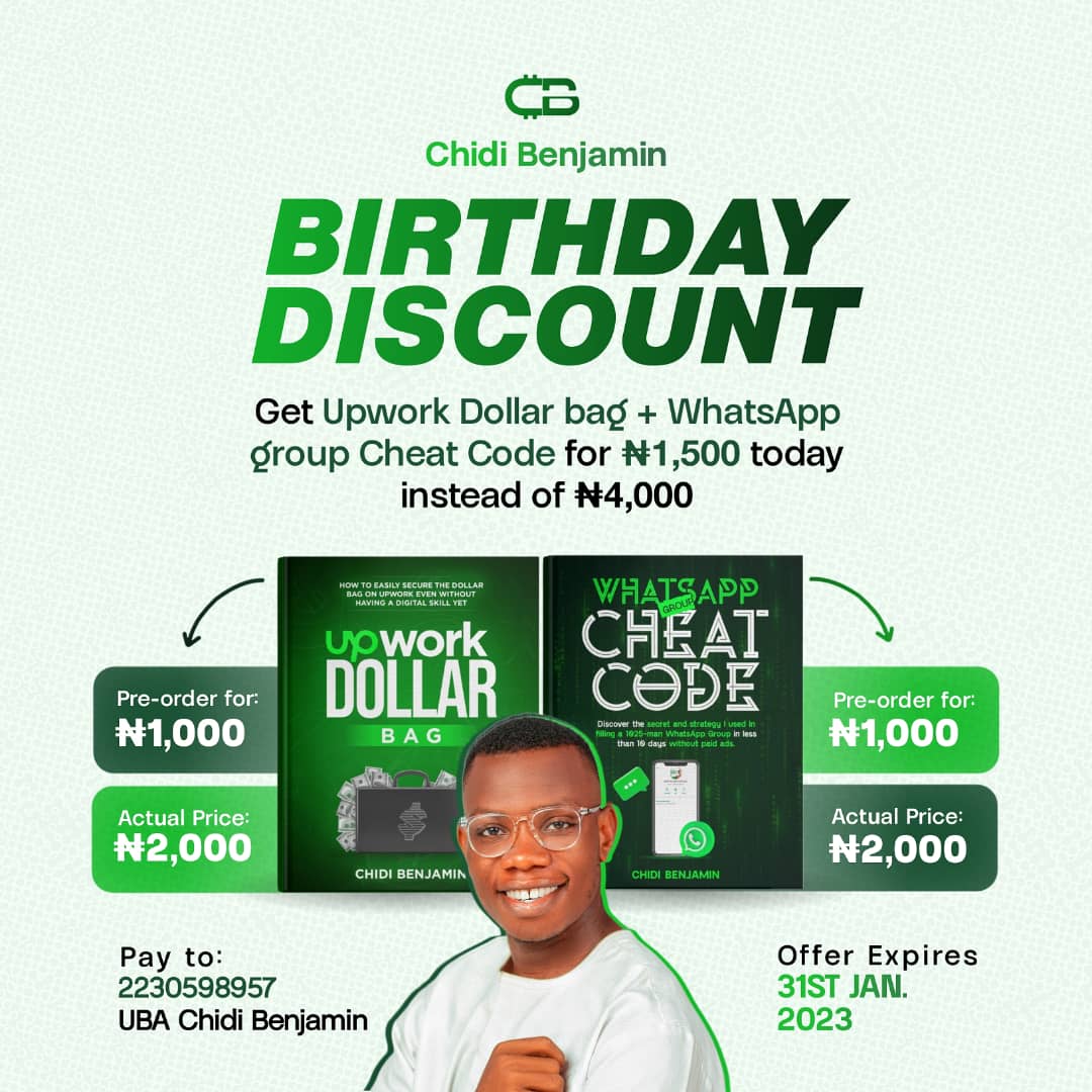 Buy Birthday Offer by Chidi Benjamin on Selar
