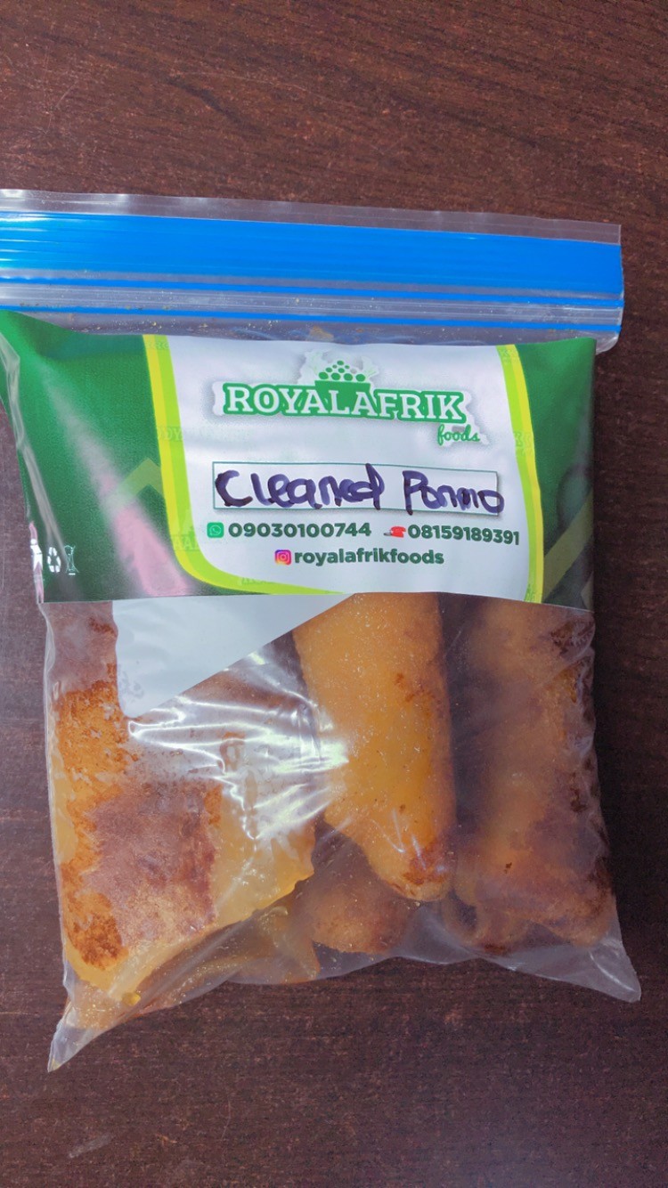 Buy Washed fresh ponmo by Royalafrikfoods on Selar