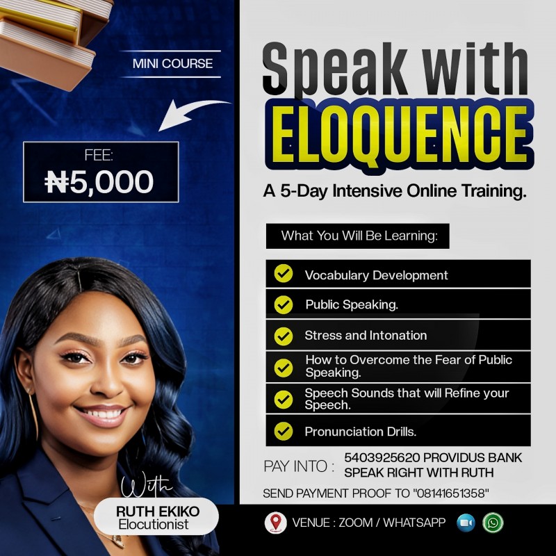 Buy Speak with eloquence 2.0 by Ruth Iboro Ekiko on Selar