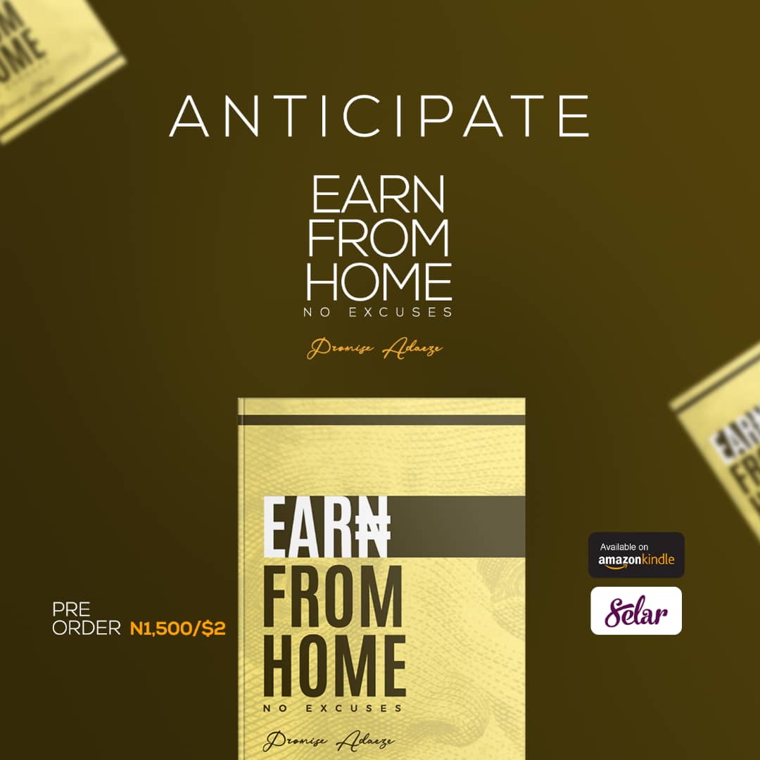Buy EARN FROM HOME NO EXCUSES by ADAEZE GLORY ANYANWU on Selar