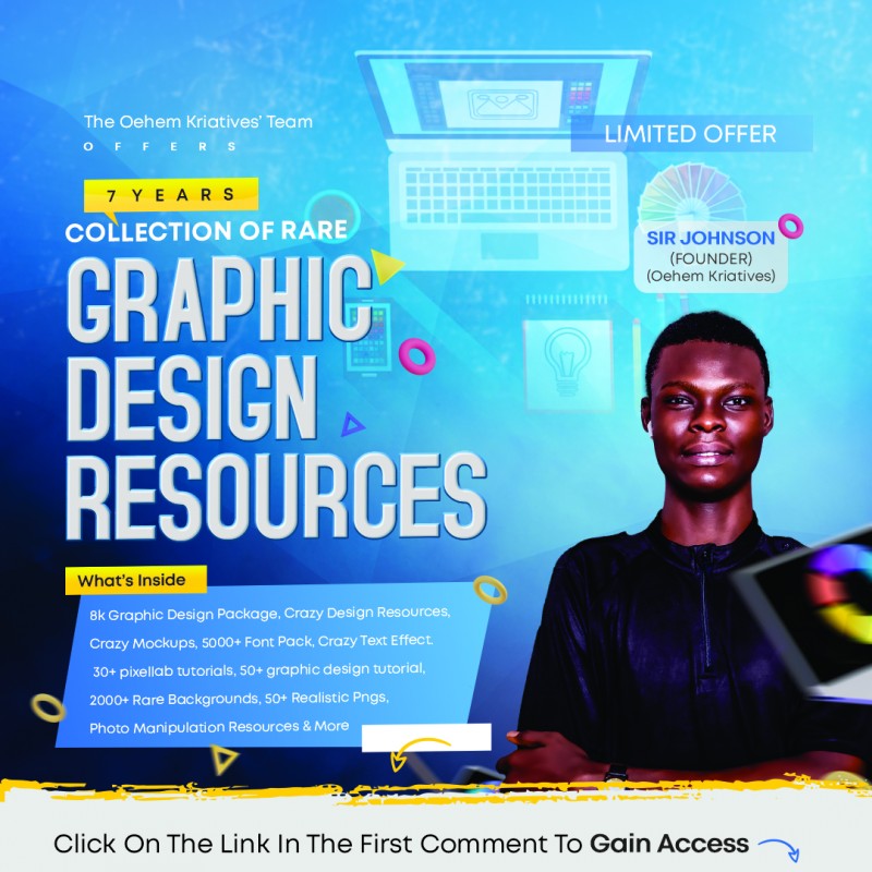 Buy 7 Years Collection Of Rare Graphic Design Resources by Omojola ...