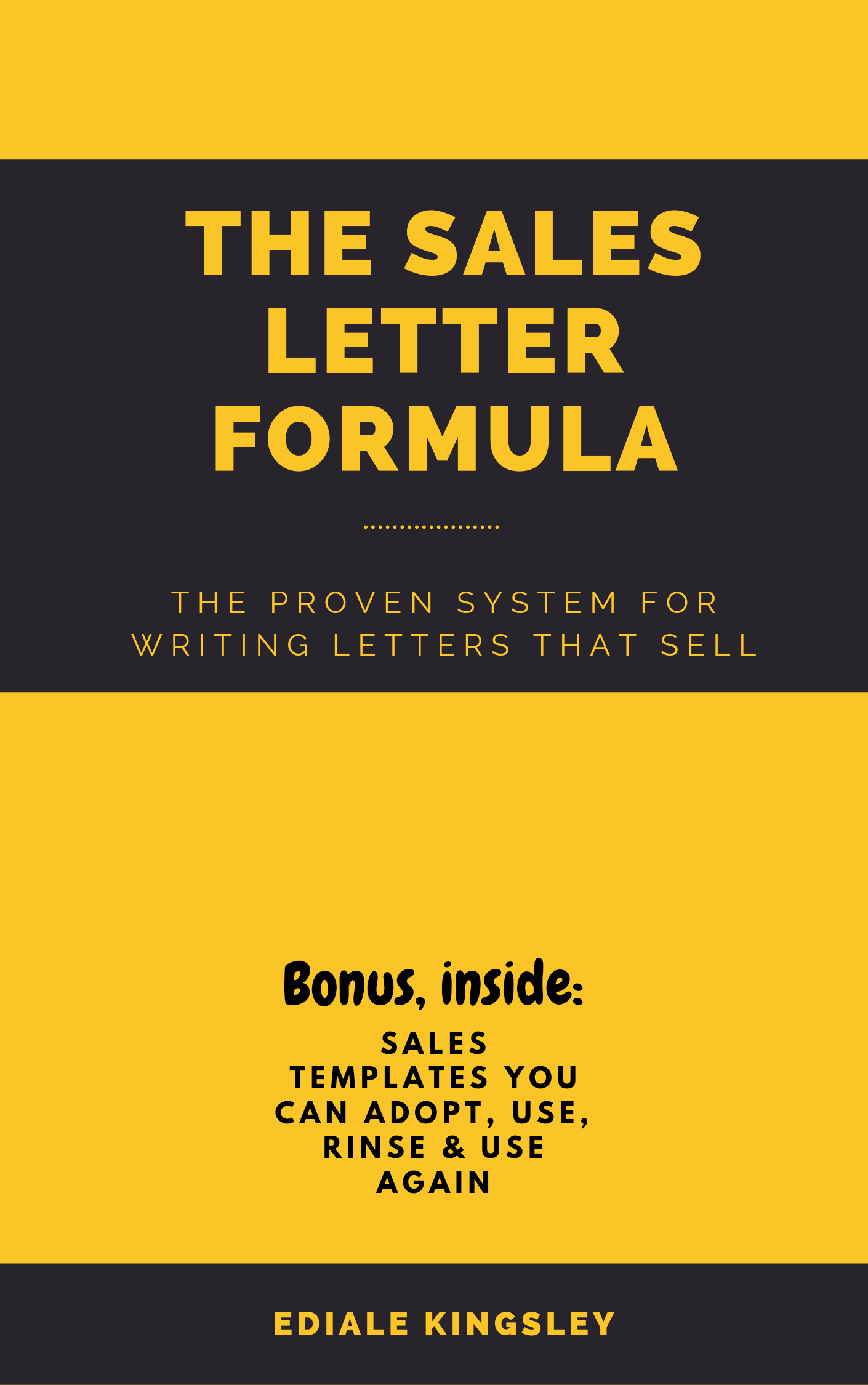 Buy The Sales Letter Formula by Public Relations And Media on Selar