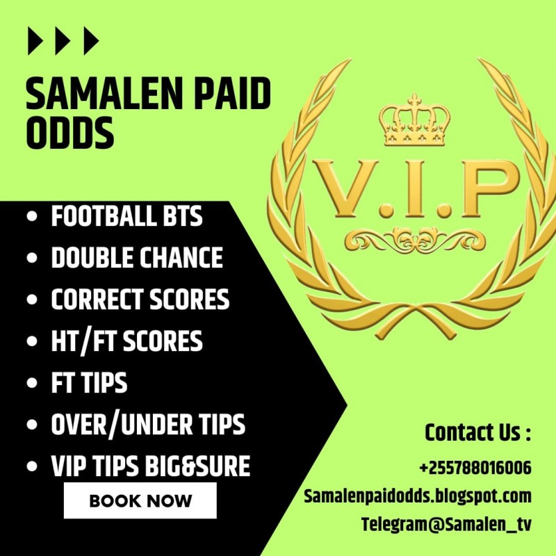 Subscribe SAMALEN PAID ODDS (VVIP's) by SAMALEN SHOP on Selar