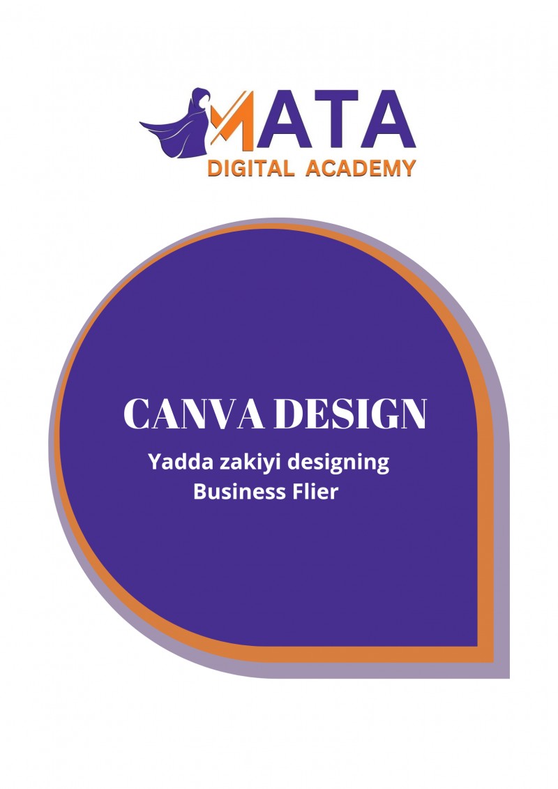 Buy CANVA DESIGN (Hausa Language) by Saudatu Aliyu Kware on Selar
