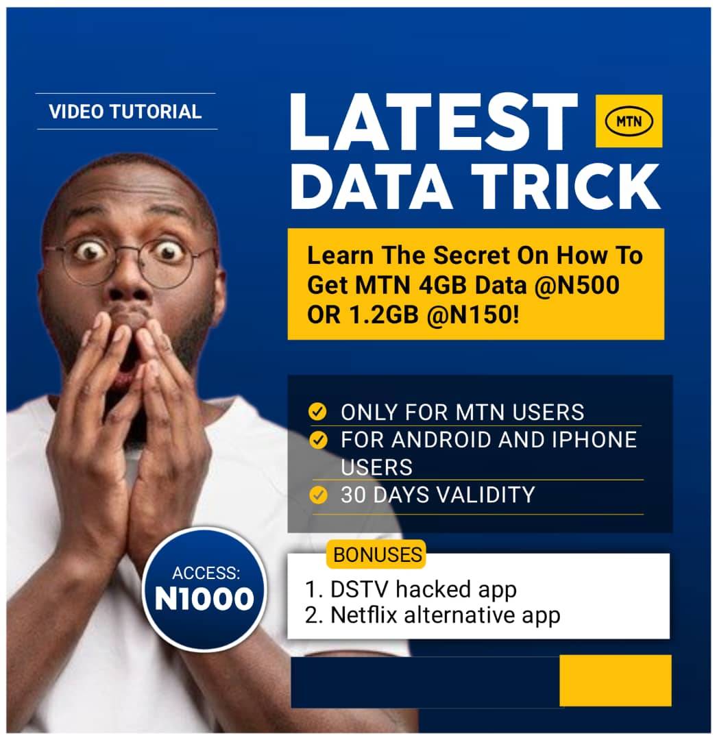 Buy MTN DATA HACK by Adedamola Oni on Selar