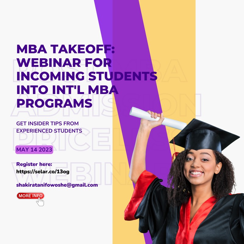 Buy MBA Takeoff Webinar: For incoming US MBA students by Kairos Global Opportunities on Selar