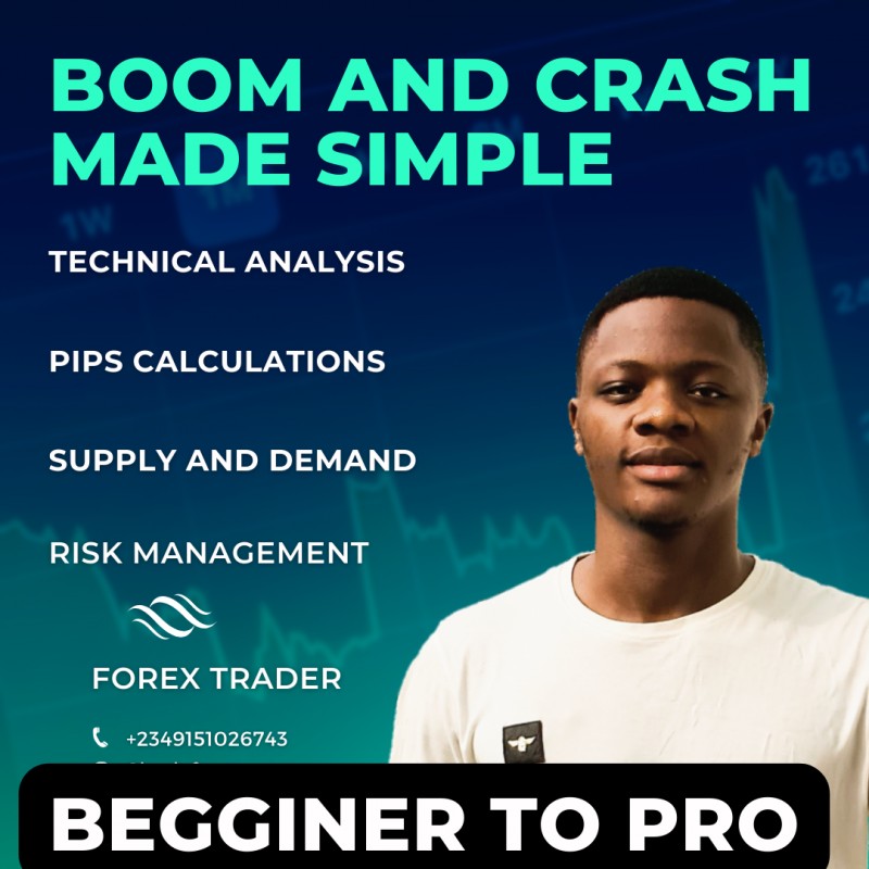 Buy ULTIMATE BOOM AND CRASH TRADING COURSE by Joseph Shedrach ...