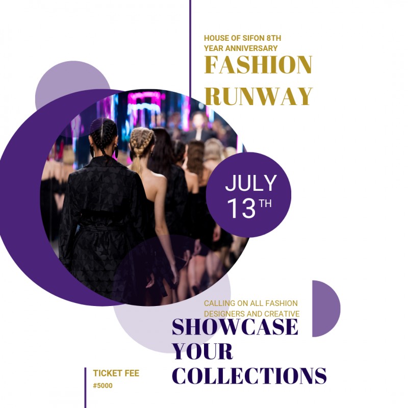 Buy Fashion runway ticket by Sifon Coker on Selar