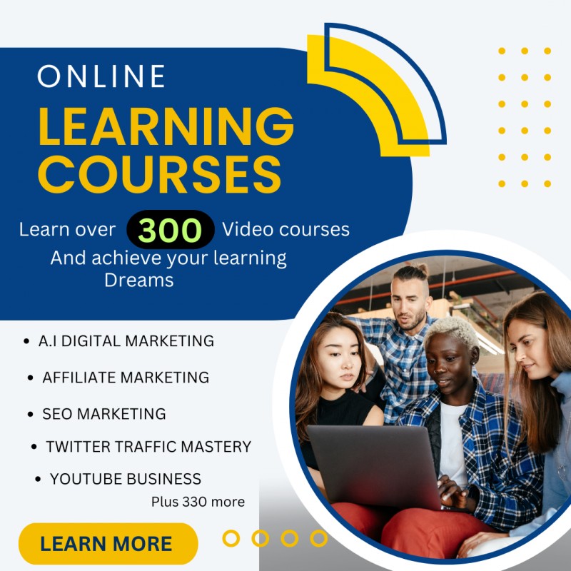 Buy Learn 300+ digital courses (Digital training) by Collins moses on Selar