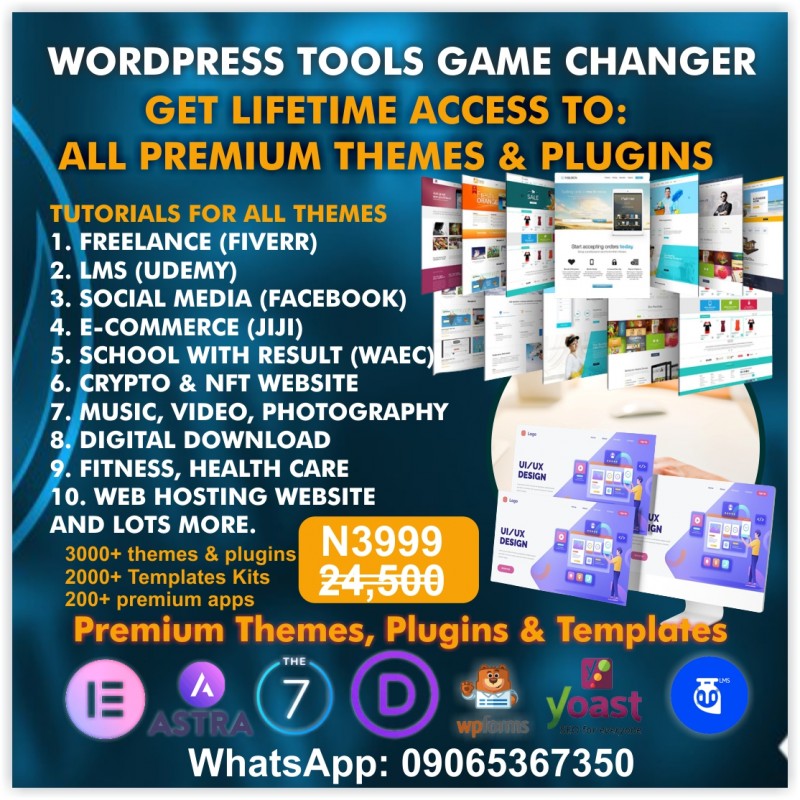 Buy Premium Themes and Plugins by Sky-Limit Technology on Selar