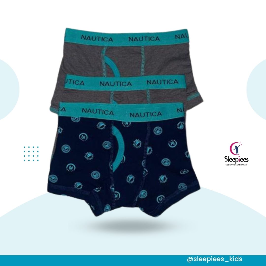 Buy 3PC Boys Nautical Boxers (Kids Underwear) by Sleepiees Kids Pjamas ...