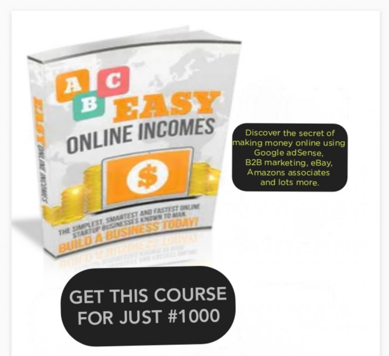 Buy Easy online income streams by MADUMERE REGO JOHN on Selar