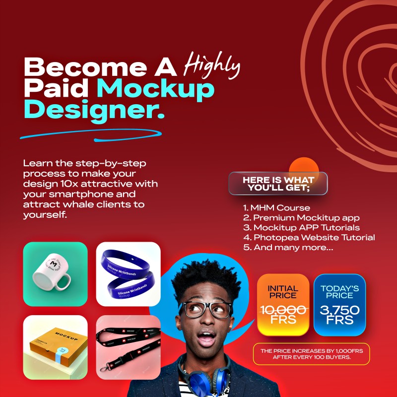 Buy Mockup Hack Masterclass (MHM) by Michael Ifeanyi on Selar